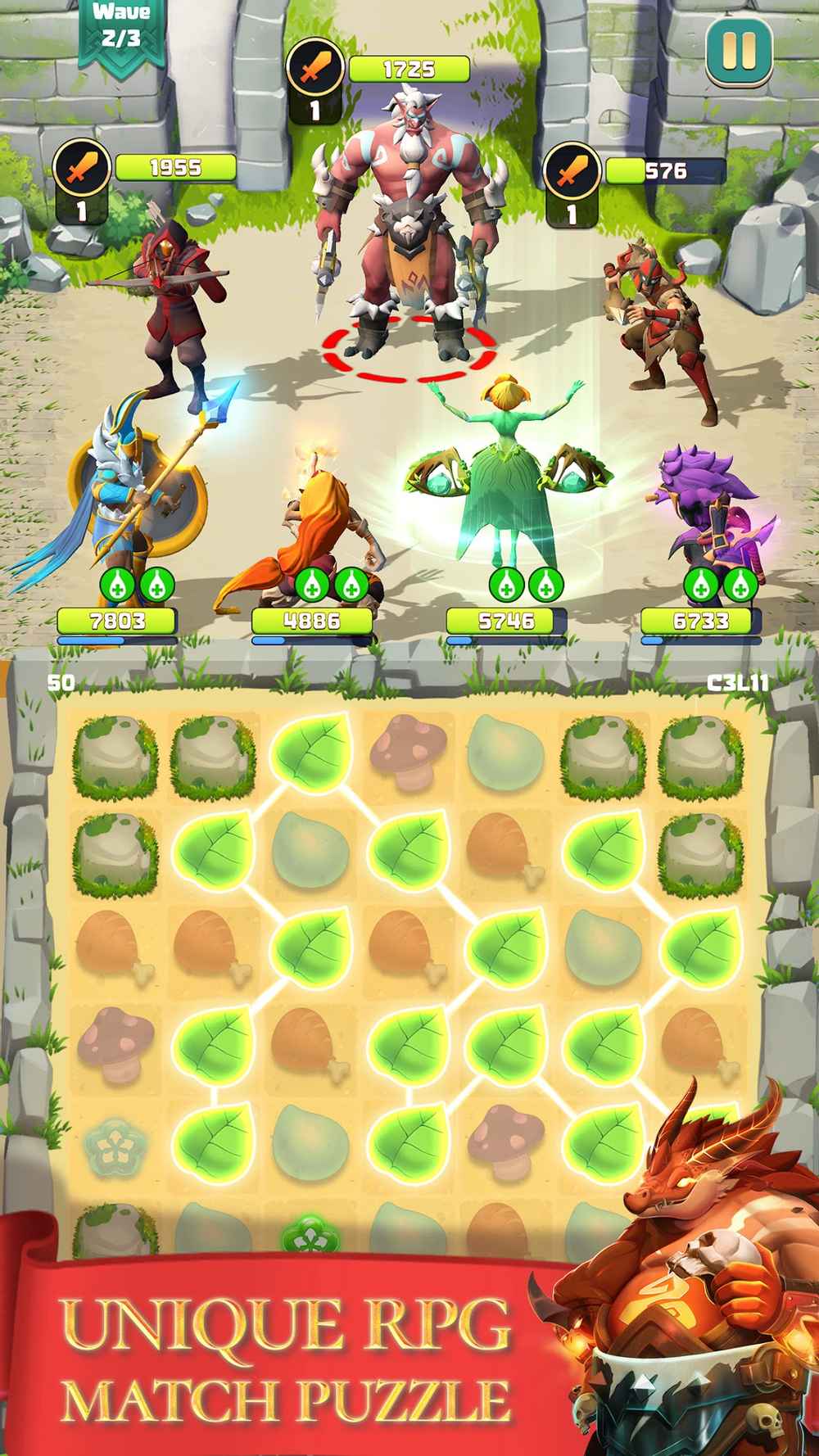 Descargar Match & Slash: Fantasy RPG Puzzle gratis para Android | mob.org